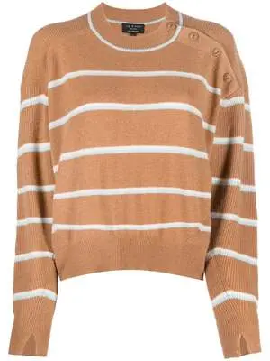Rag & Bone Striped Cashmere Jumper