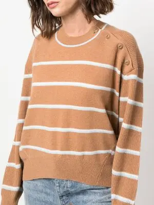 Rag & Bone Striped Cashmere Jumper