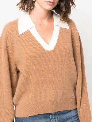 Rag & Bone Collared Cashmere Jumper