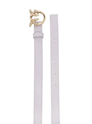Pinko Love Birds-plaque Leather Belt