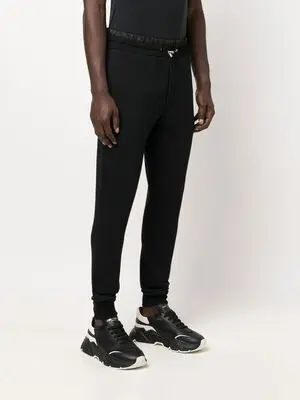 Philipp Plein Logo-patch Track Pants - Black