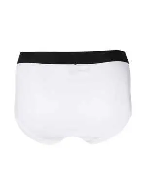 TOM FORD Logo-waistband Briefs - White
