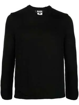 BLACK COMME DES GARÇONS Crew-neck Reversible Jumper