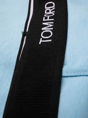 TOM FORD Logo Waistband Boxers - Blue