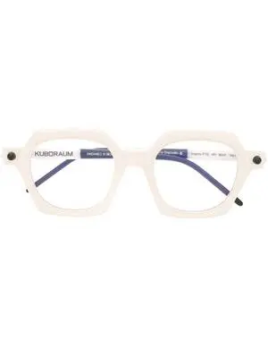 KUBORAUM Square-frame Glasses - White