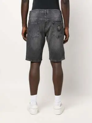Philipp Plein Knee-length Denim Shorts