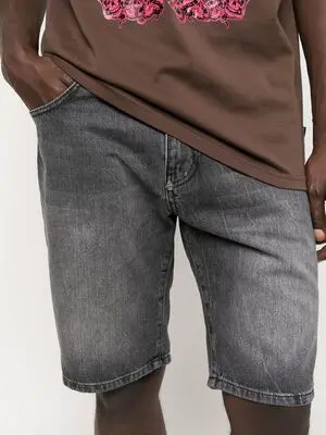 Philipp Plein Knee-length Denim Shorts