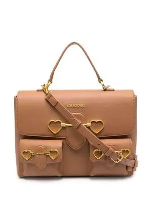 Moschino Heart-motif Tote Bag - Brown