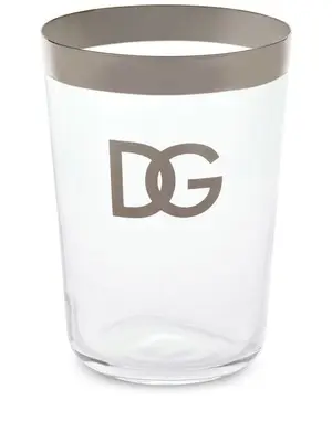 Dolce & Gabbana Logo-print Drinking Glasses - White