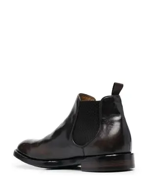Officine Creative Elasticated-panel Leather Boots