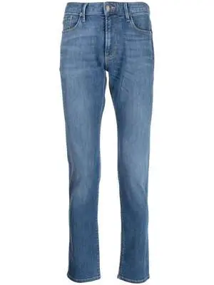 Emporio Armani Slim-cut Denim Jeans - Blue