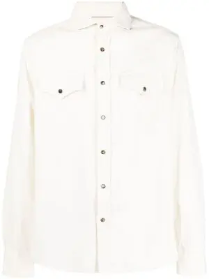 BRUNELLO CUCINELLI Western-style Cotton Shirt