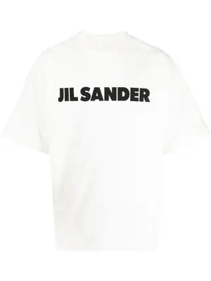 JIL SANDER Logo-print Cotton T-shirt - White