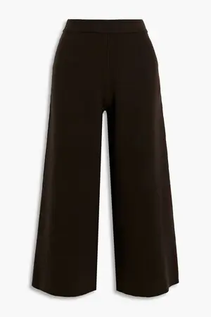 JOSEPH Mélange Wool Wide-leg Pants