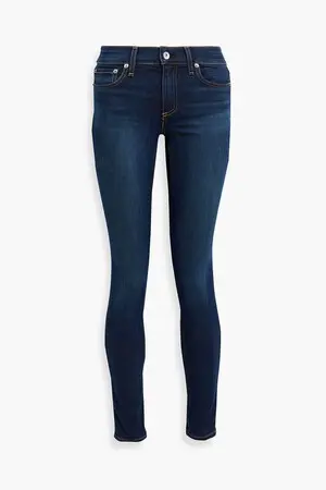 Rag & Bone Cate Midrise Skinny Jeans - Dark Denim