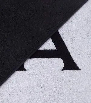 Alaïa Logo Jacquard Cotton Beach Towel