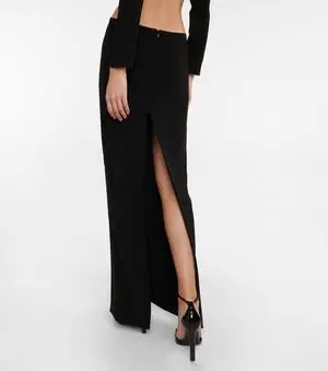 MONOT Cutout Crêpe Gown