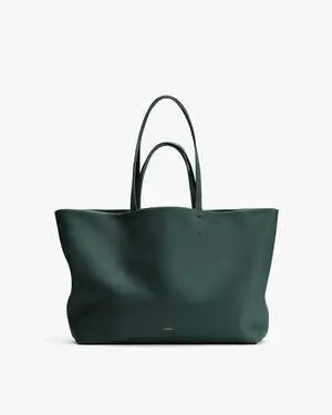 Cuyana Leather Tote Bag Forest