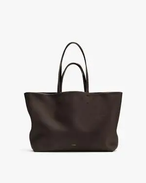 Cuyana Leather Tote Bag - Mocha