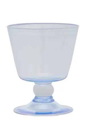 MODA DOMUS Footed Wine Glass - Blue