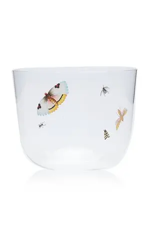 Giambattista Valli Painted Glass Water Tumbler - Multi
