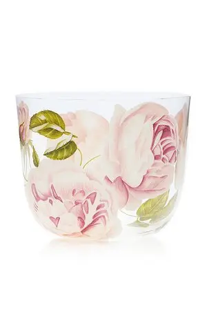 Giambattista Valli Painted Glass Water Tumbler - Multi