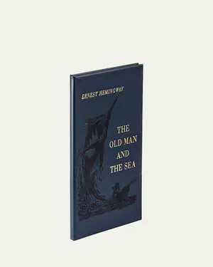 GRAPHIC IMAGE The Old And The Sea" Leather Bound Book Ernest Hemingway