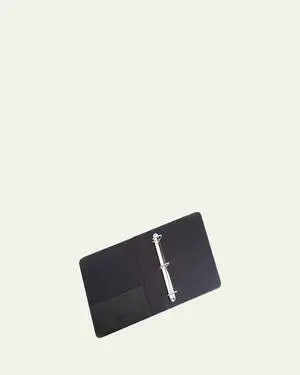 ROYCE NEW YORK Personalized Leather 2" Ring Binder
