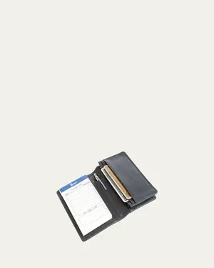 ROYCE NEW YORK Personalized Leather Notepad Organizer Wallet