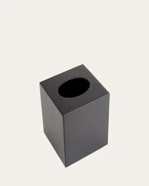 ROYCE NEW YORK Personalized Leather Tissue Box Cover