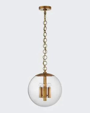 VISUAL COMFORT & CO. Turenne Medium Globe Pendant By Aerin One-color