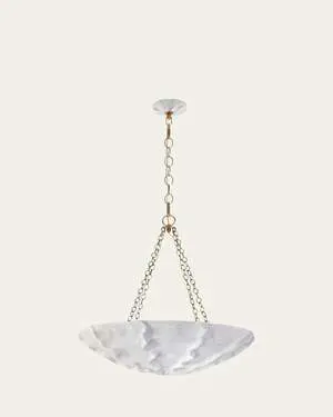 VISUAL COMFORT & CO. Benit Medium Sculpted Chandelier Aerin - White
