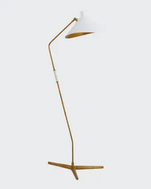 VISUAL COMFORT & CO. Mayotte Large Offset Floor Lamp By Aerin One-color