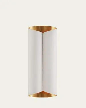 VISUAL COMFORT & CO. Selfoss Large Sconce By Aerin White