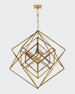 VISUAL COMFORT & CO. Cubist Medium Chandelier By Kelly Wearstler One-color