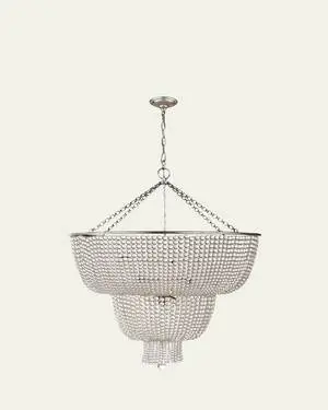 VISUAL COMFORT & CO. Jacqueline Two Tier Chandelier Aerin - Silver