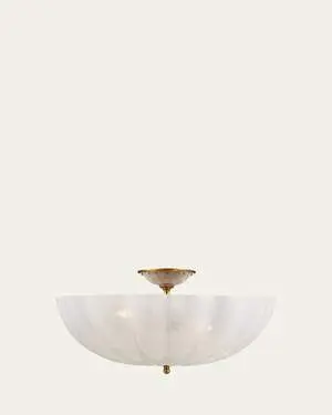 VISUAL COMFORT & CO. Rosehill Large Semi Flush Mount Aerin - Gold