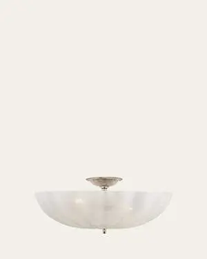 VISUAL COMFORT & CO. Rosehill Large Semi Flush Mount Aerin - Silver