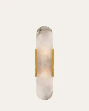 VISUAL COMFORT & CO. Melange Elongated Sconce Kelly Wearstler - Antique Brass