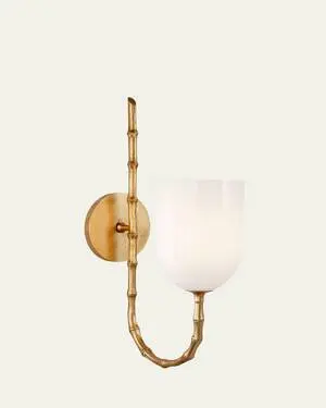 VISUAL COMFORT & CO. Edgemere Wall Light Aerin - Burn Slv Leaf