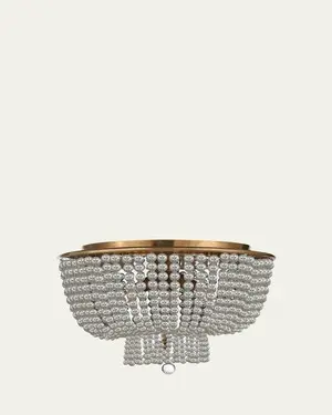 VISUAL COMFORT & CO. Jacqueline Flush Mount Aerin - Burn Slv Leaf
