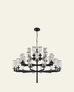 VISUAL COMFORT & CO. Liaison Triple Tier Chandelier Kelly Wearstler - Bronze