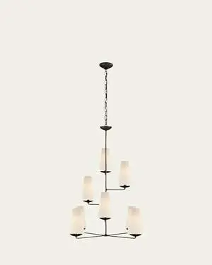 VISUAL COMFORT & CO. Fontaine Vertical Chandelier Aerin - Black