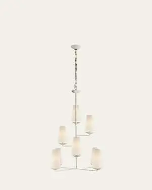 VISUAL COMFORT & CO. Fontaine Vertical Chandelier Aerin - White