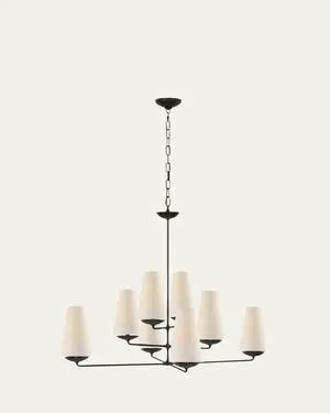 VISUAL COMFORT & CO. Fontaine Large Offset Chandelier Aerin - Black
