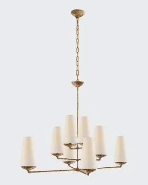VISUAL COMFORT & CO. Fontaine Large Offset Chandelier By Aerin One-color