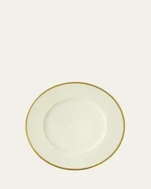 ANNA WEATHERLEY Porcelain And 24k Gold Charger - Ecru