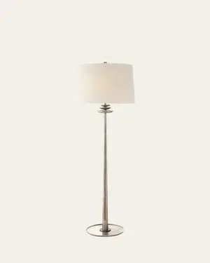 VISUAL COMFORT & CO. Beaumont Floor Lamp By Aerin Silver