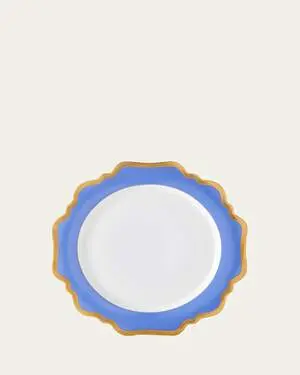 ANNA WEATHERLEY Indigo Rimmed Dinner Plate - One-color