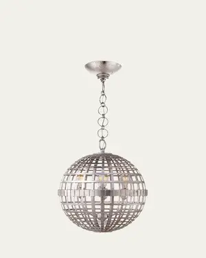 VISUAL COMFORT & CO. Mill Small Globe Lantern Aerin - Silver